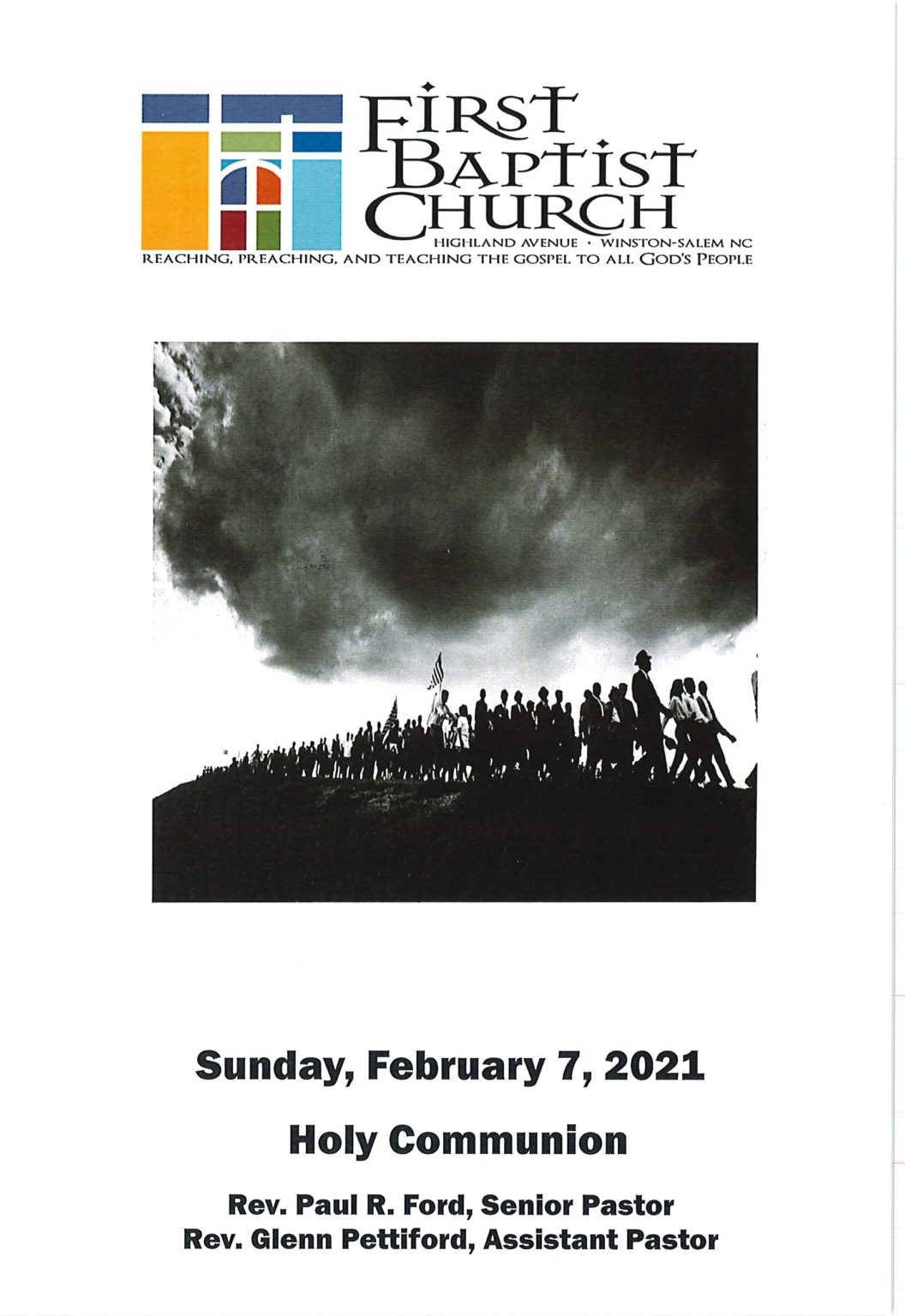 Sunday Bulletins - First Baptist Church, Highland Avenue